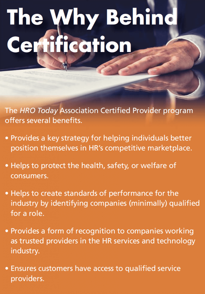Certifiably Speaking - HRO Today