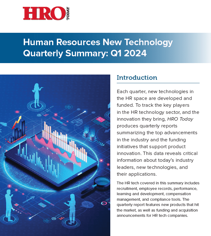 Human Resources New Technology Quarterly Summary: Q1 2024 - HRO Today